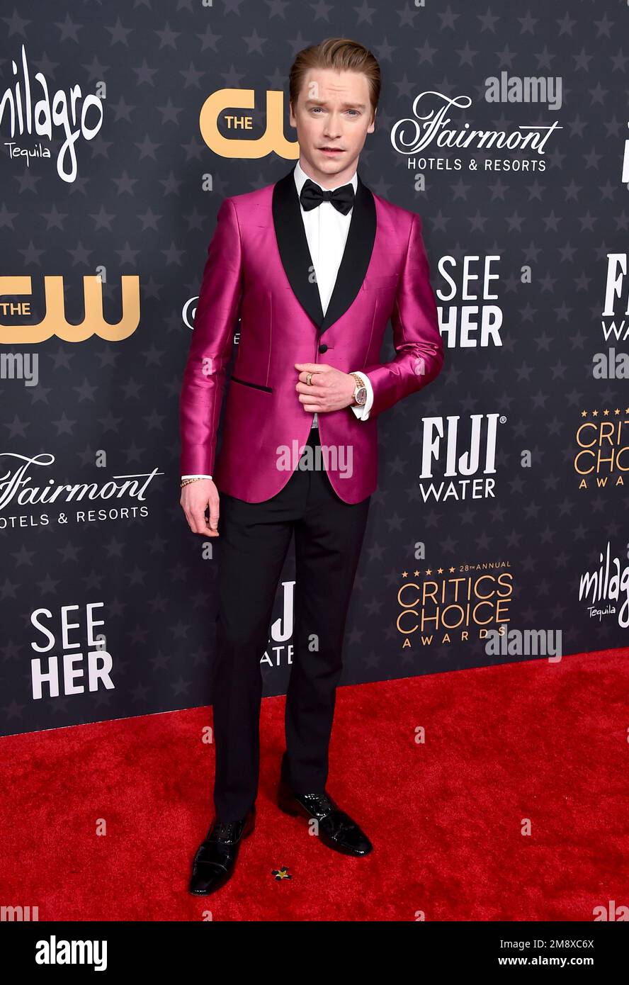Calum Worthy arrives at the 28th annual Critics Choice Awards at The ...