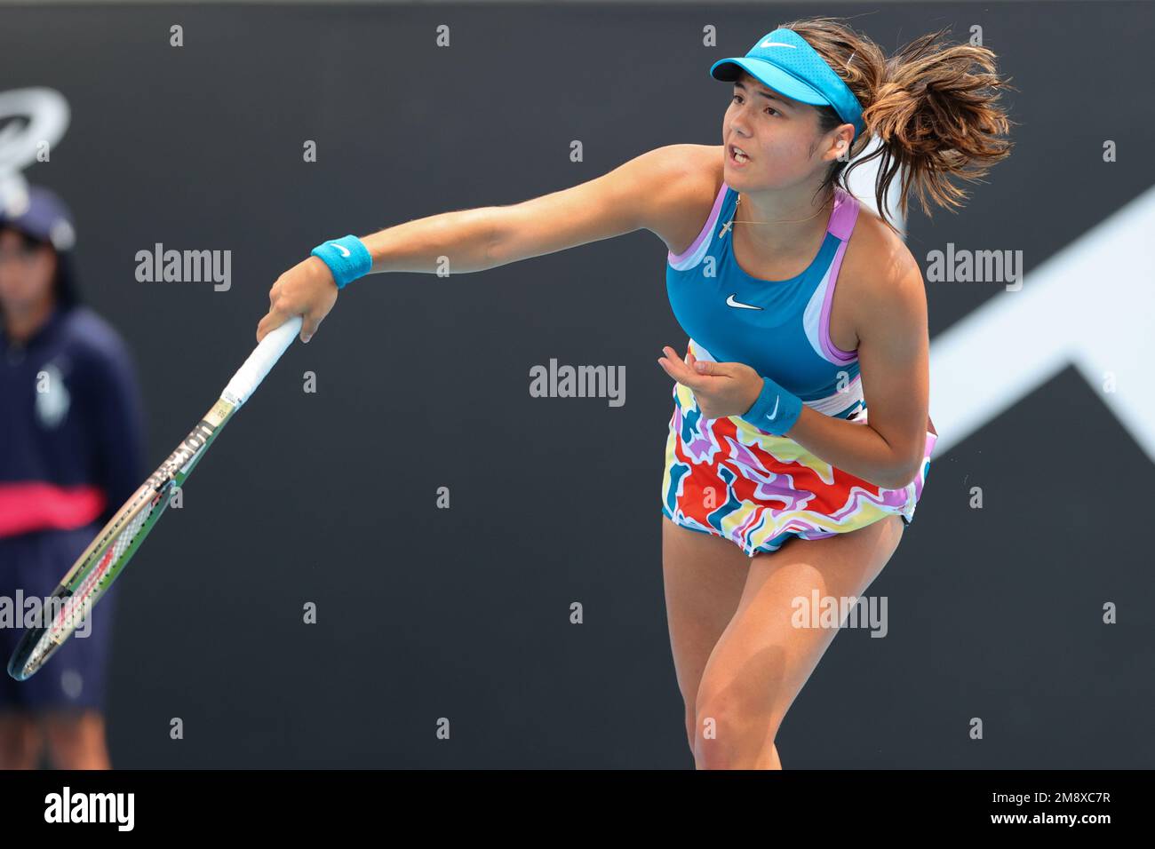 Melbourne, Australia. 16th Jan, 2023. Emma Raducanu of United Kingdom ...