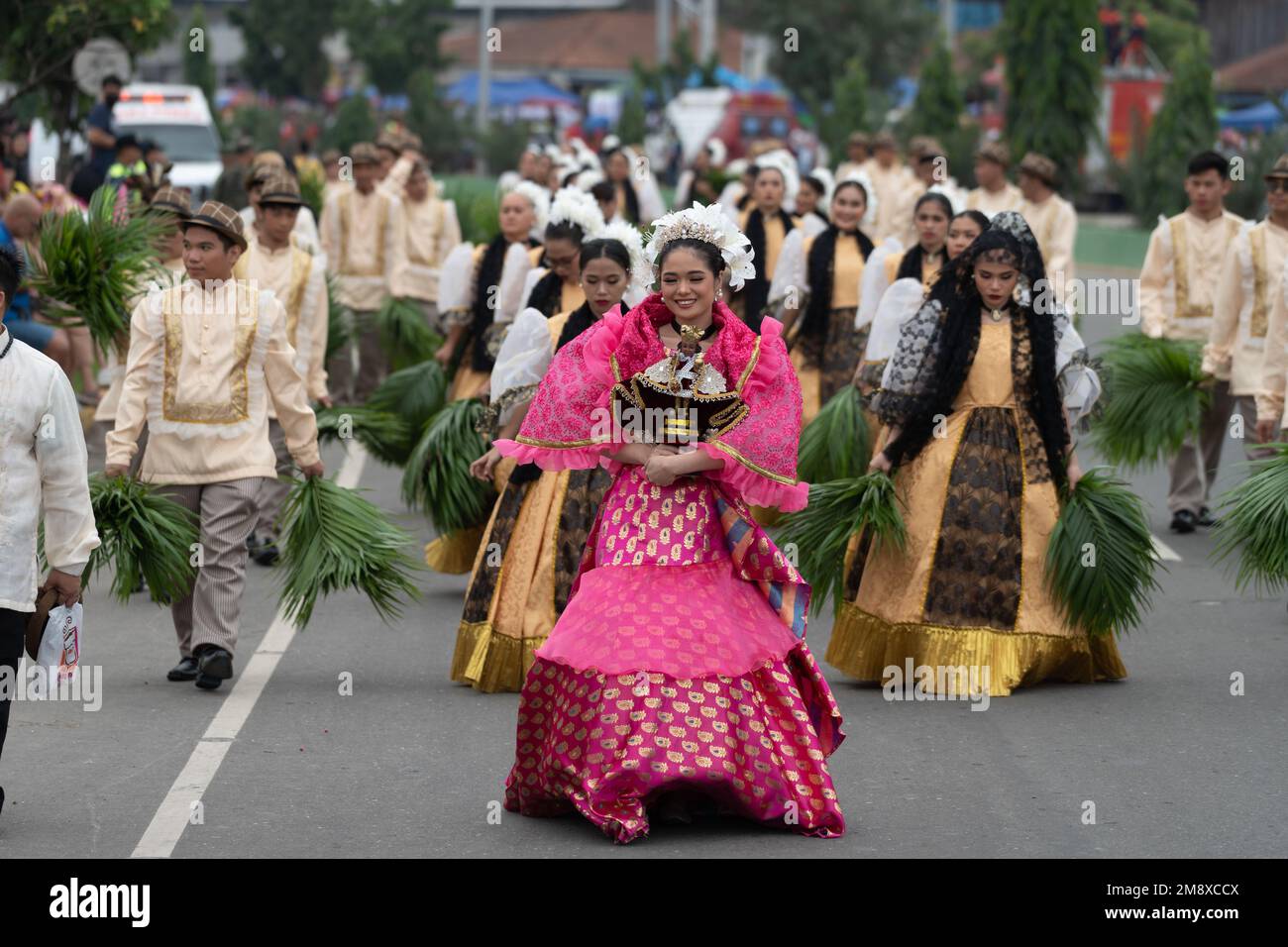 Sinulog Festival Street dancers during the 2023 Grande Parade, Cebu ...