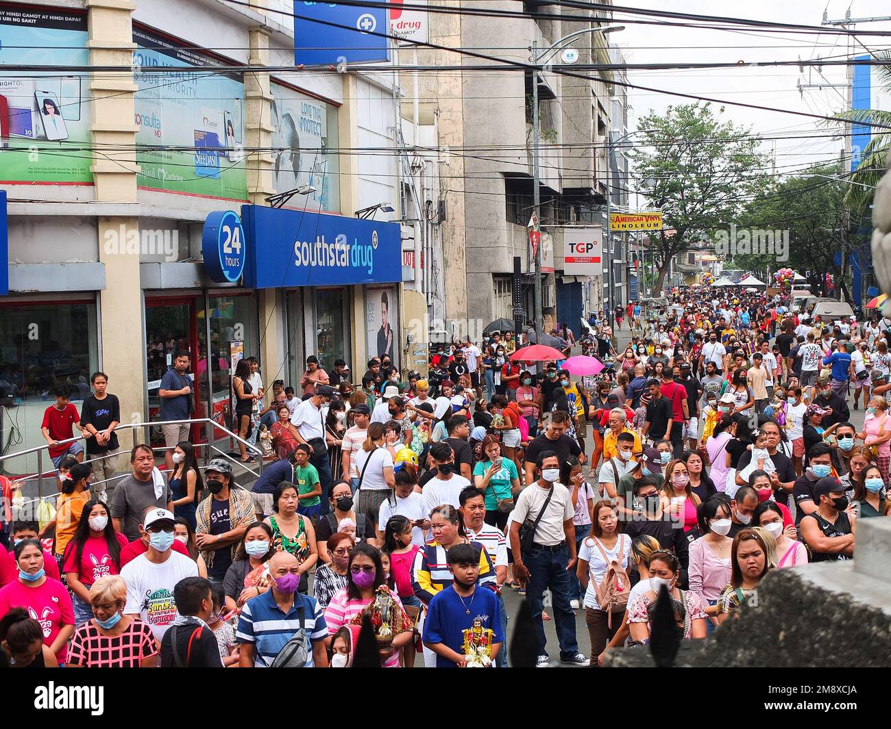 Manila, Philippines. 15th Jan, 2023. Thousands of Catholic faithful's ...