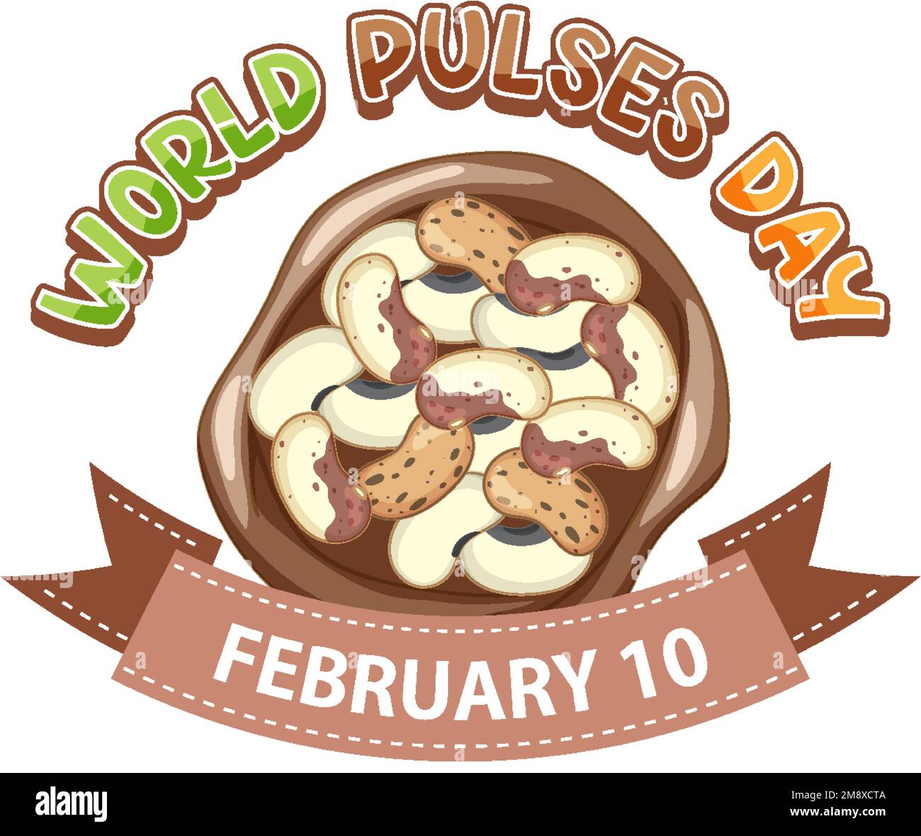 World Pulses Day Banner Design illustration Stock Vector Image & Art ...
