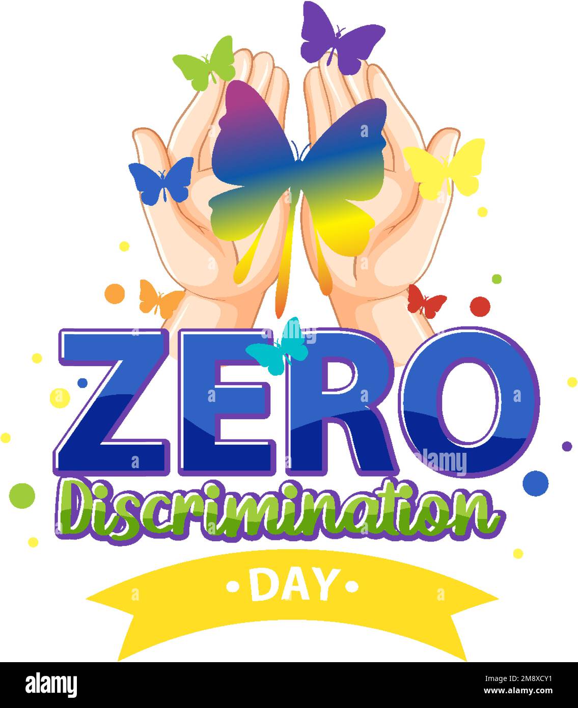 Zero discrimination day Cut Out Stock Images & Pictures - Alamy