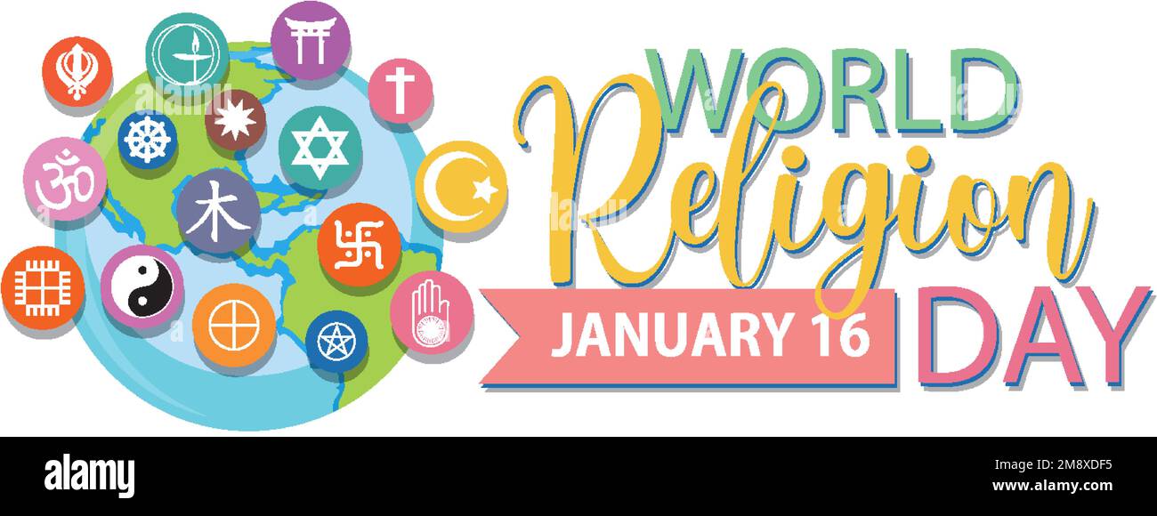 World religion day banner design illustration Stock Vector Image & Art ...