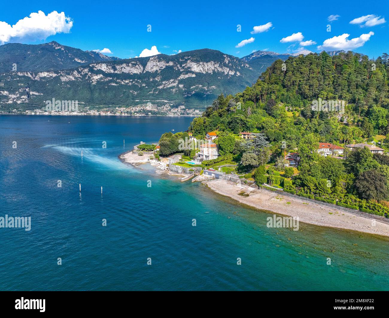 Aerial view of Bellagio village in Lake Como, in Italy Stock Photo - Alamy