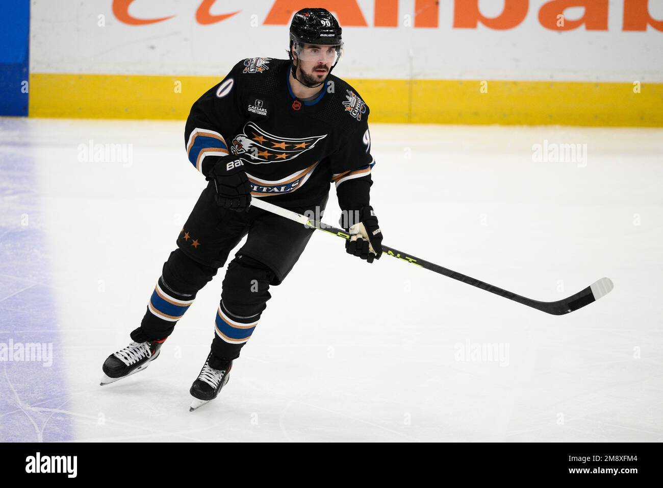 Washington Capitals left wing Marcus Johansson (90) in action during ...