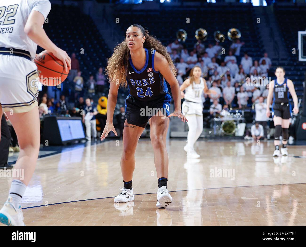 Atlanta, Georgia. 15th Jan, 2023. Duke's Reigan Richardson (24) on ...