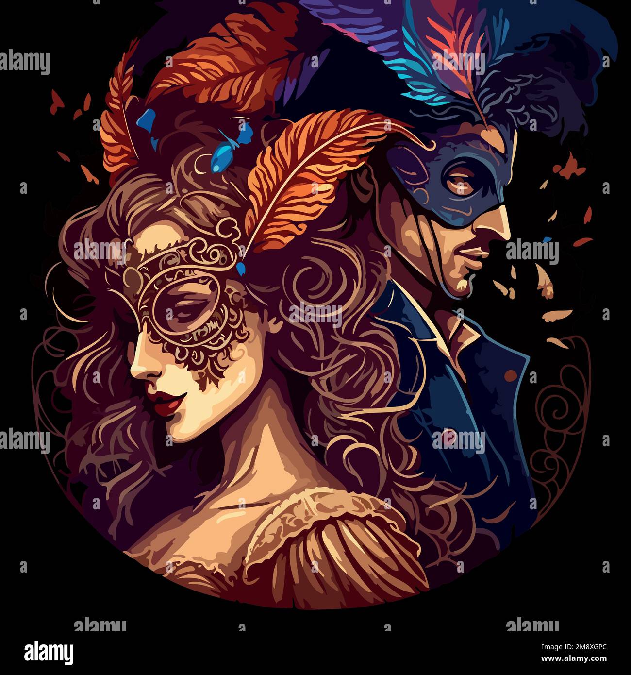 Masked male Stock Vector Images - Alamy