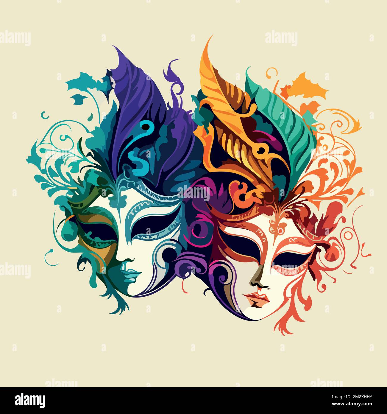 Masskara Festival Mask Vector