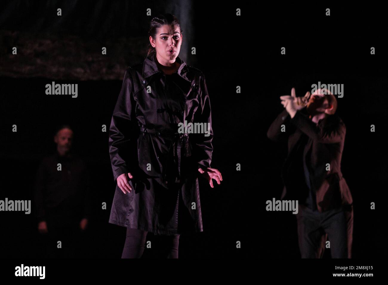 Madrid, Spain. 15th Jan, 2023. The soprano Ana Vieira Leite performs ...