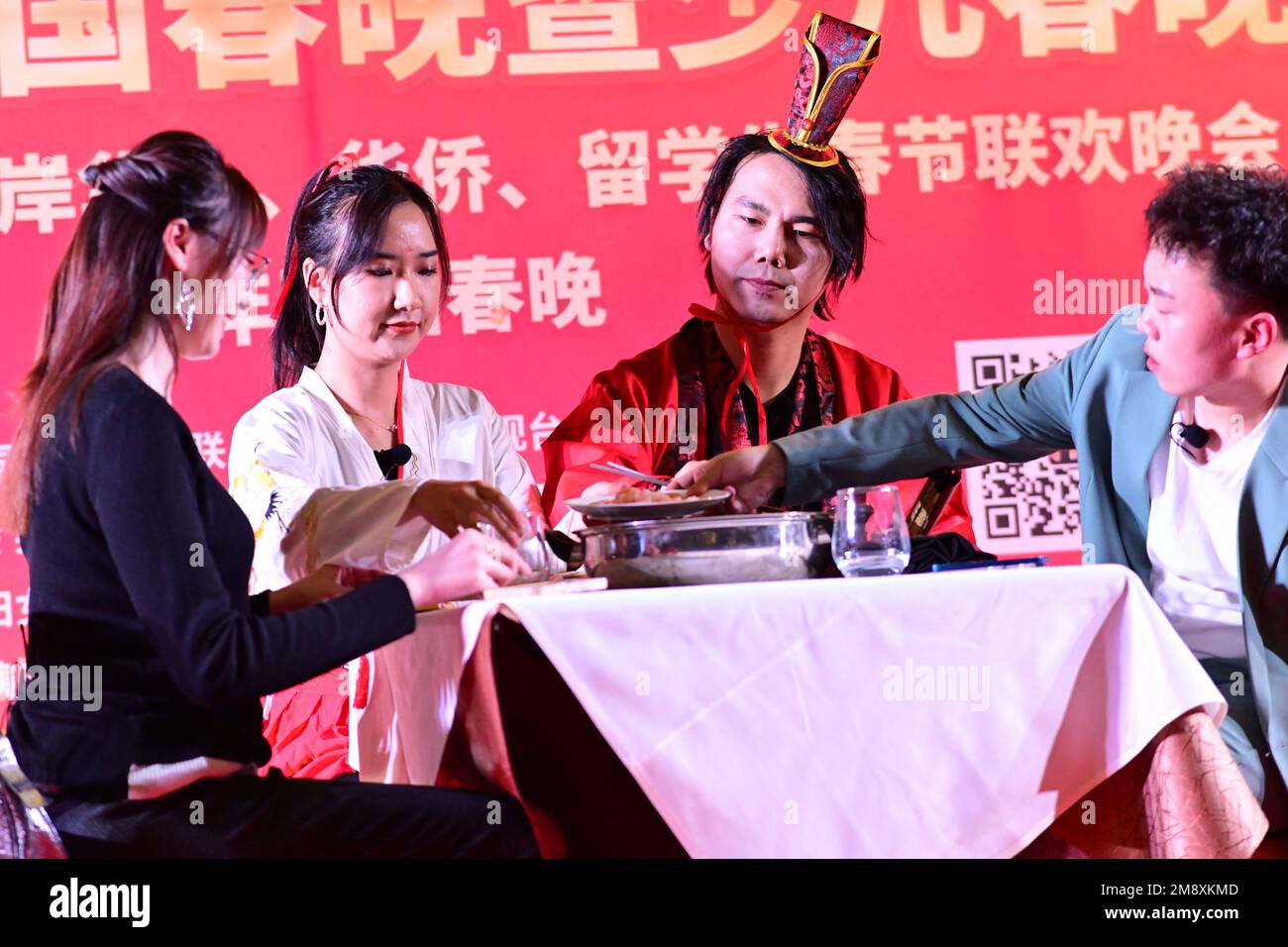 London, England, UK. January 15 2023. Chinese comedy performs at the ...