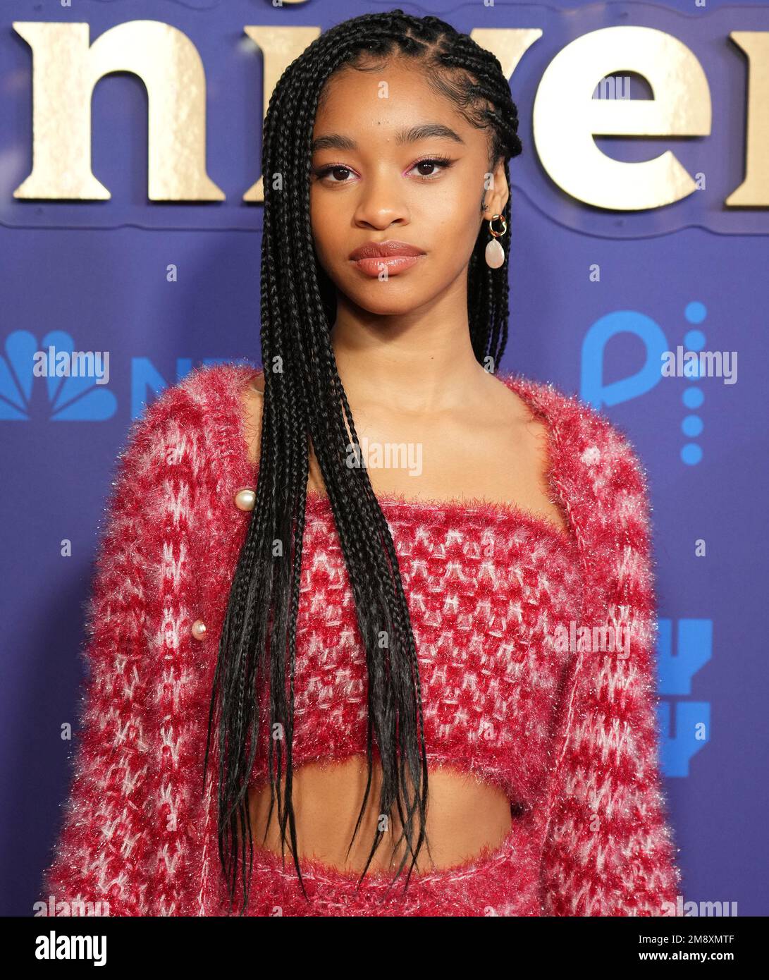 Akira Akbar at the 2023 NBCUNIVERSAL Press Tour held at the Langham ...