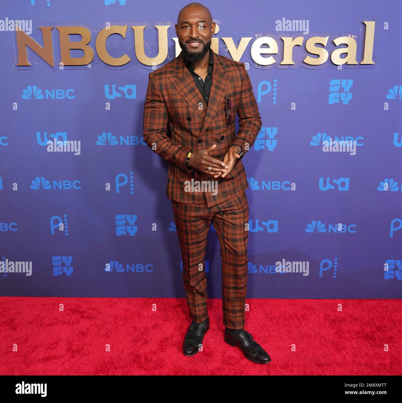 Adrian Holmes at the 2023 NBCUNIVERSAL Press Tour held at the Langham ...