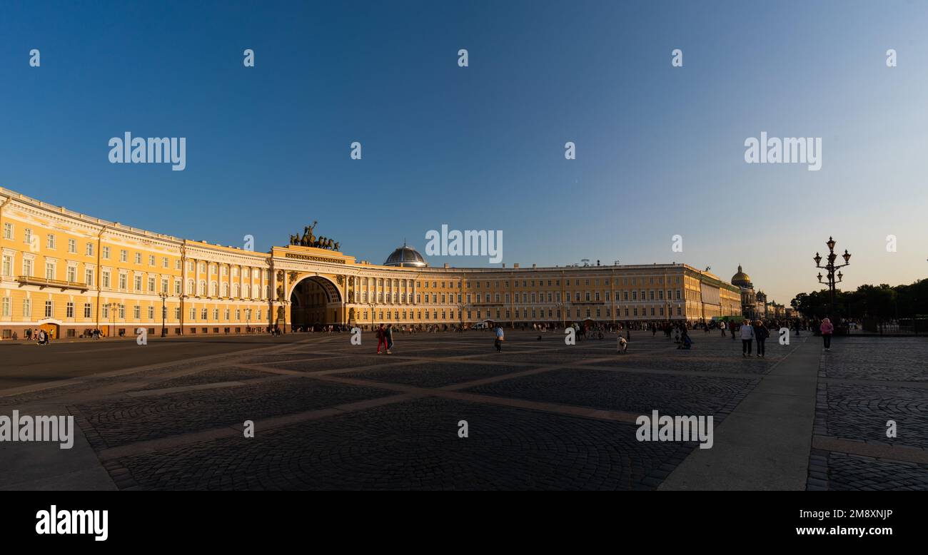 St Petersburg palace square Stock Photo - Alamy