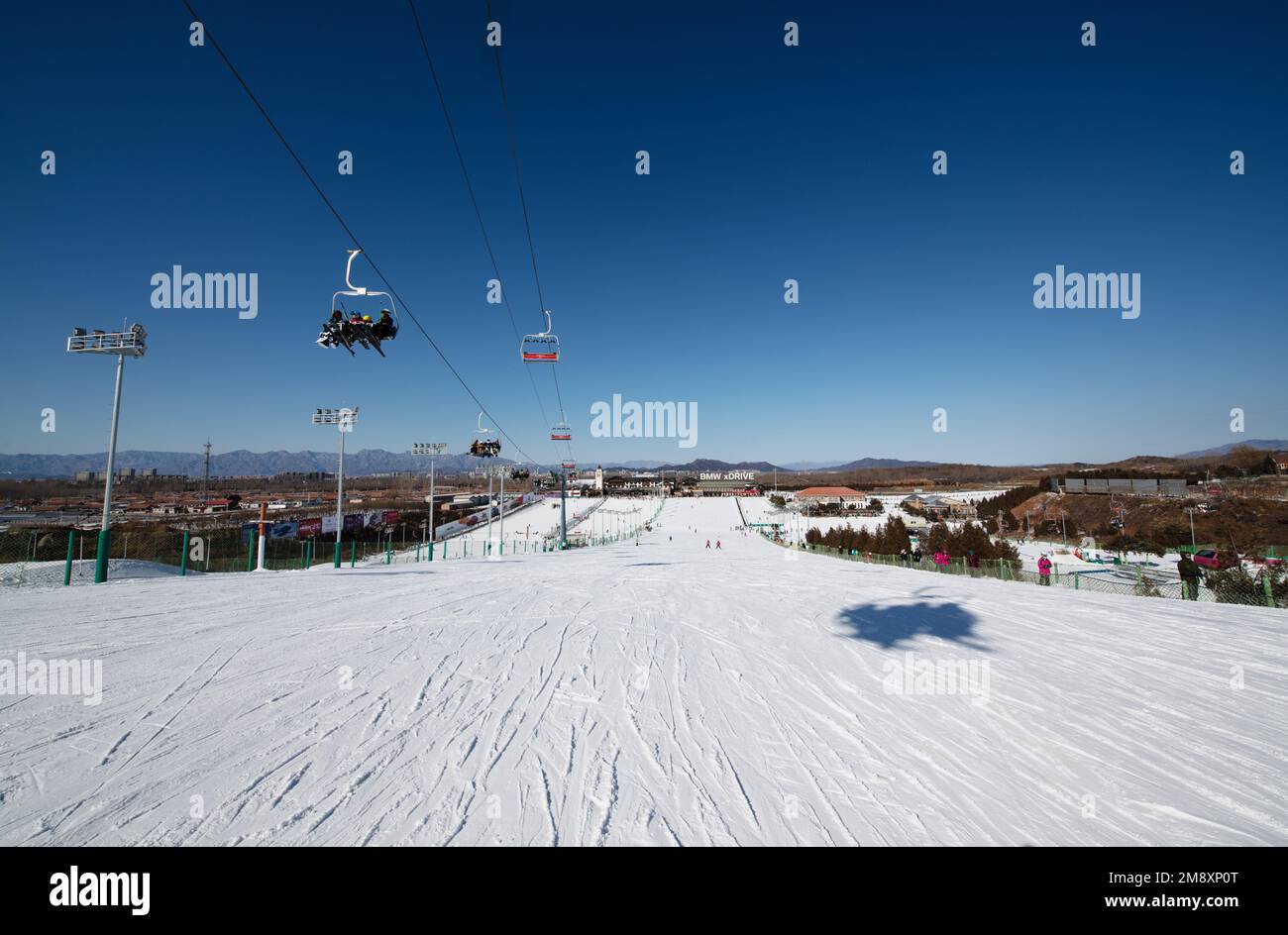 Beijing nanshan ski resort Stock Photo - Alamy