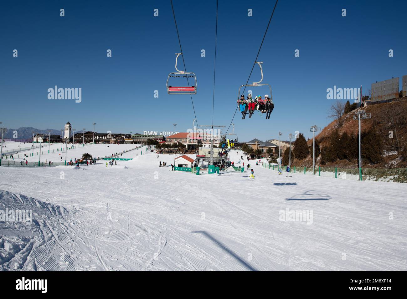 Beijing nanshan ski resort Stock Photo - Alamy