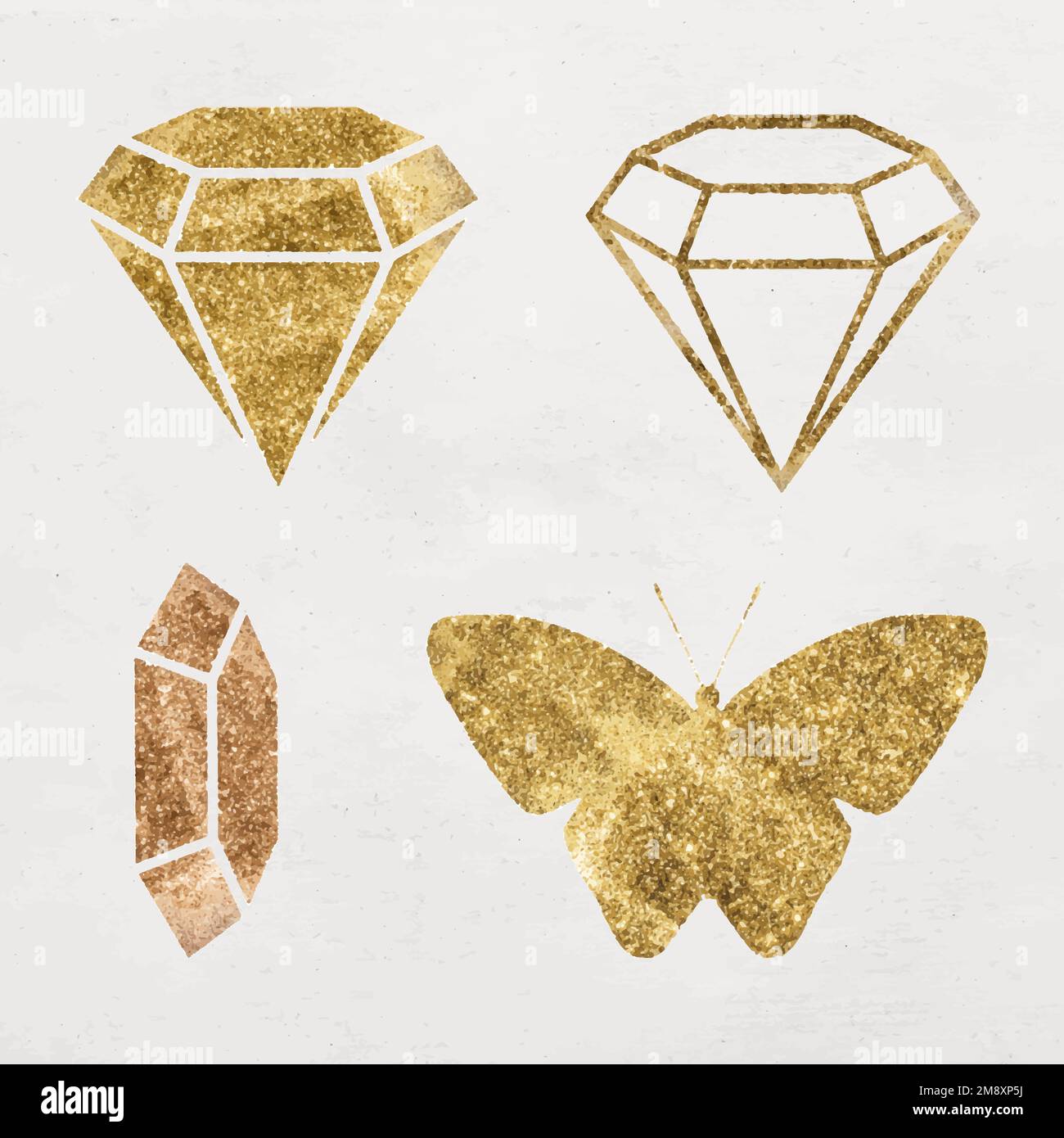 Gold glittery Stock Vector Images - Alamy