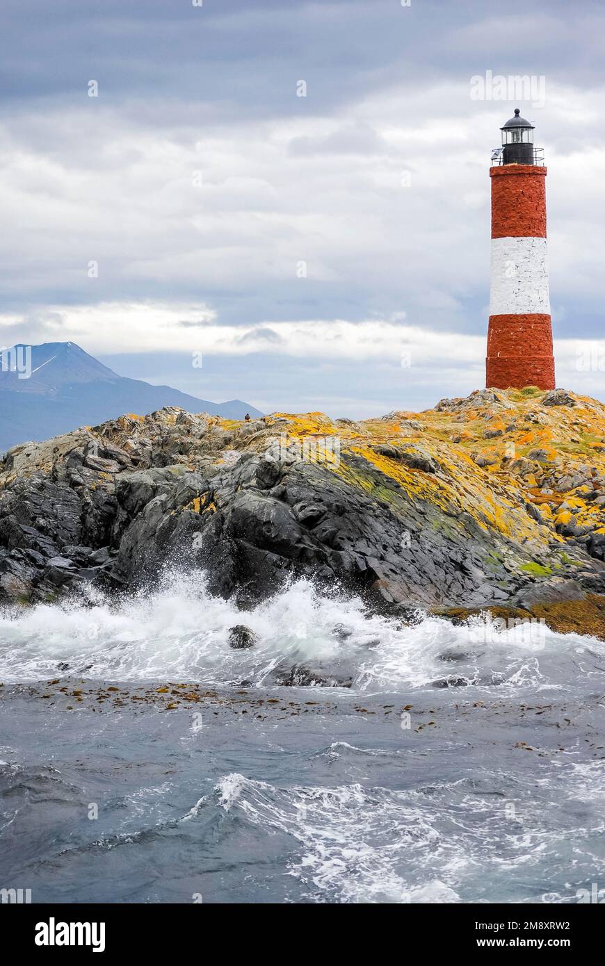 Les Eclaireurs lighthouse is located in the Beagle Channel in Ushuaia ...