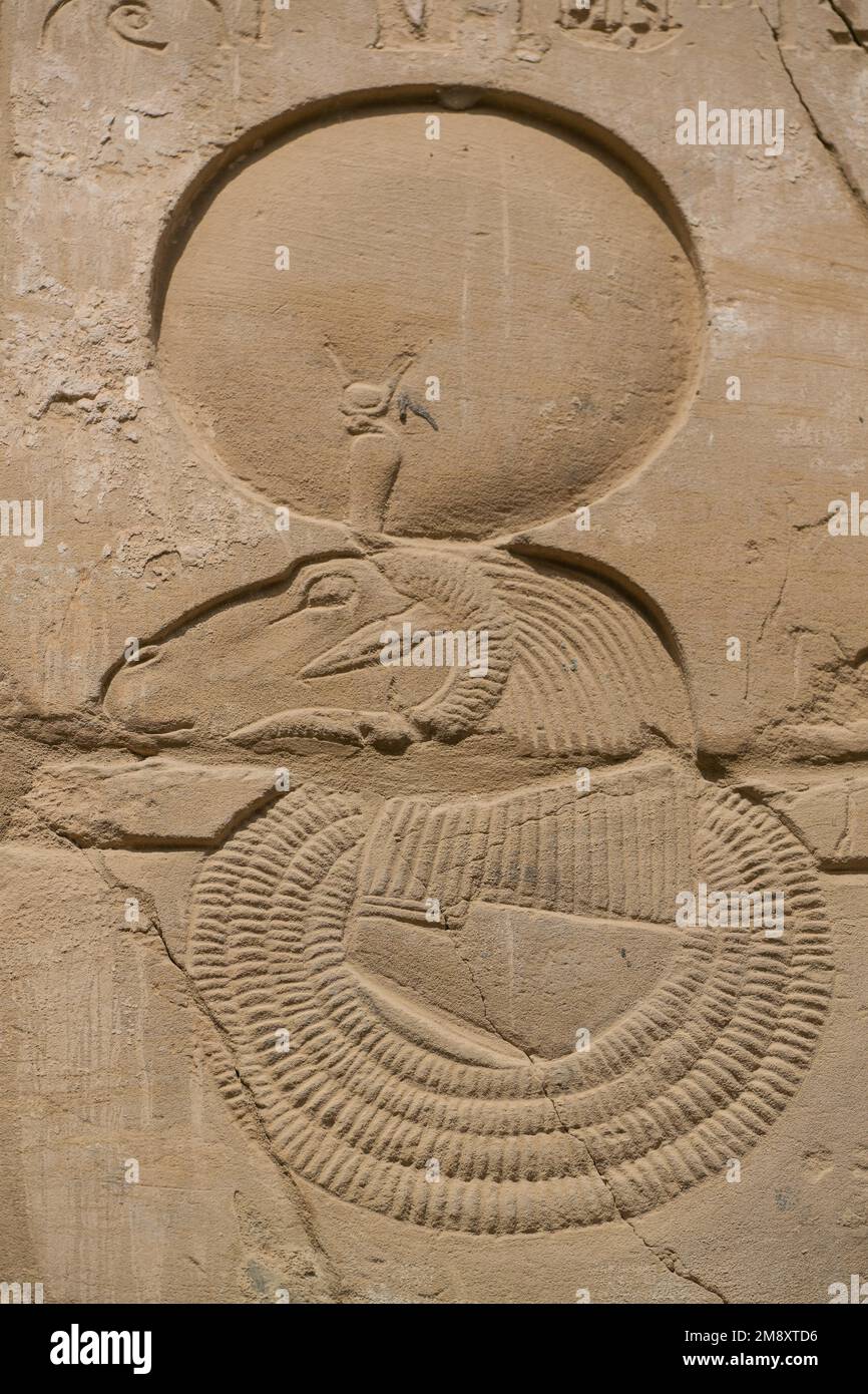 Depiction of God Amun as a ram, Temple of Amun-Re, Karnak Temple ...