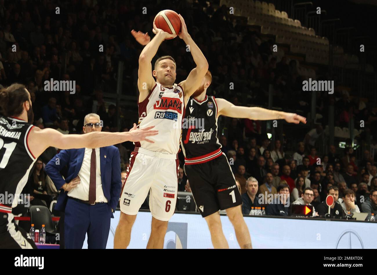Michael Bramos (Umana Reyer Venezia) during the LBA italian basketball ...