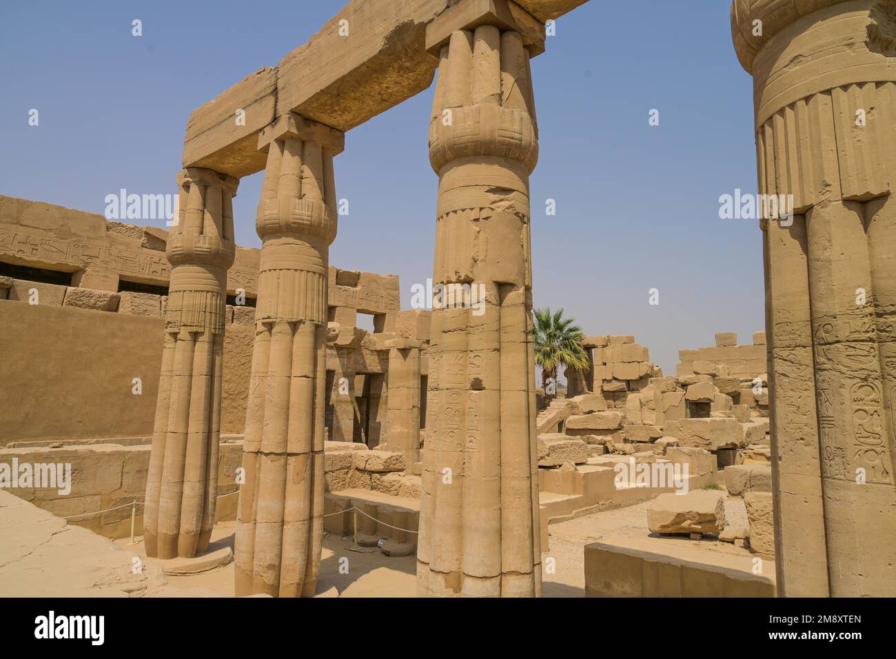 Columns, Karnak Temple, Karnak, Egypt Stock Photo - Alamy