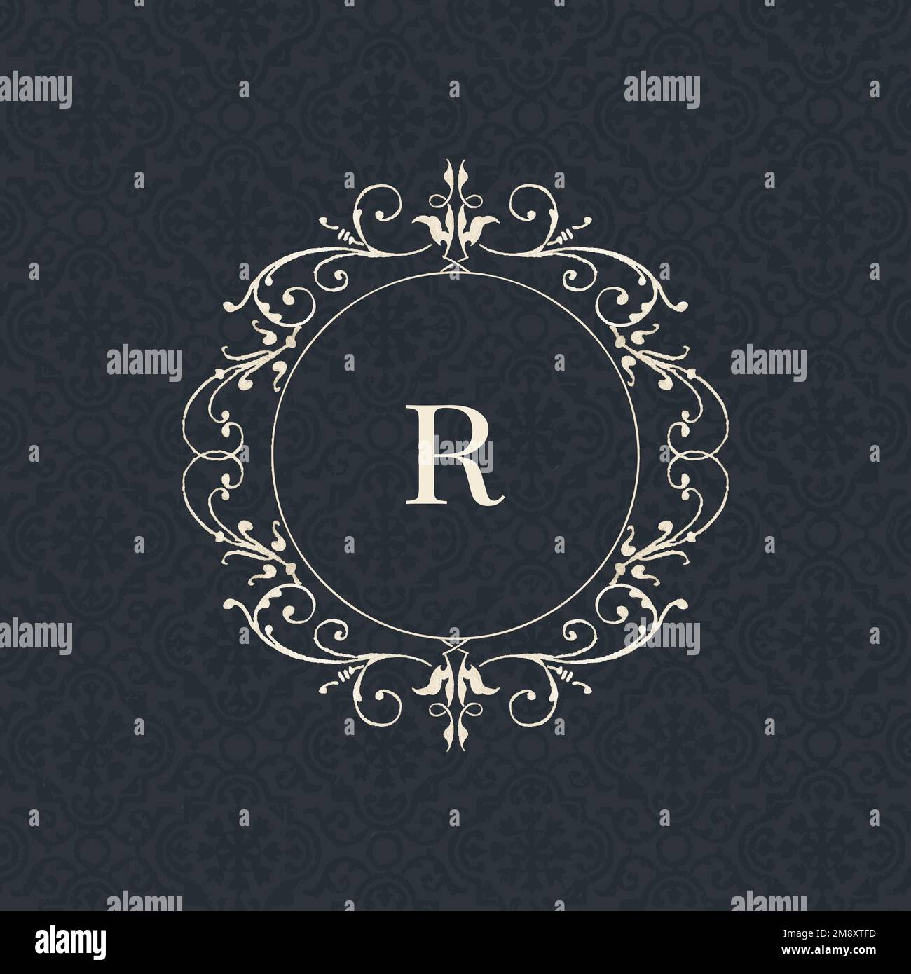 Letter vintage Stock Vector Images - Alamy