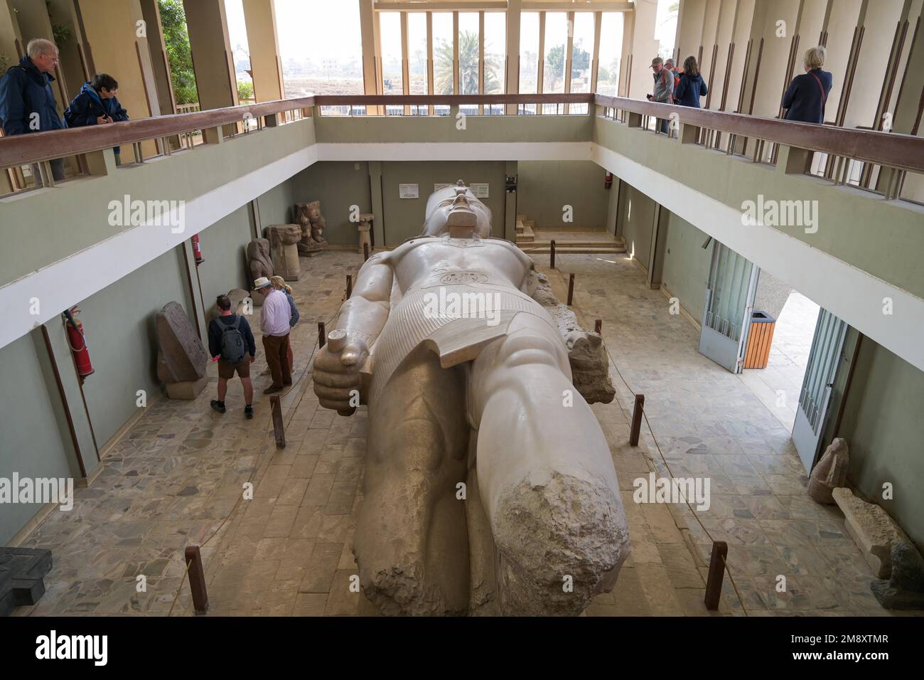 Reclining Colossal Statue of Ramses II, Museum, With Rathina, Memphis ...