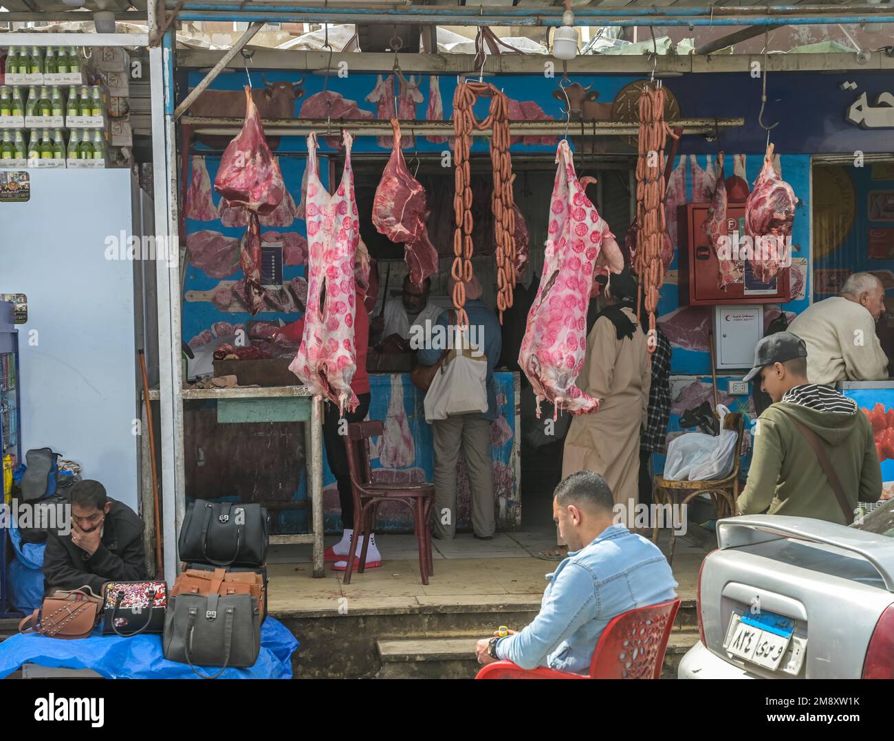 Butcher shop meat cairo hi-res stock photography and images - Alamy