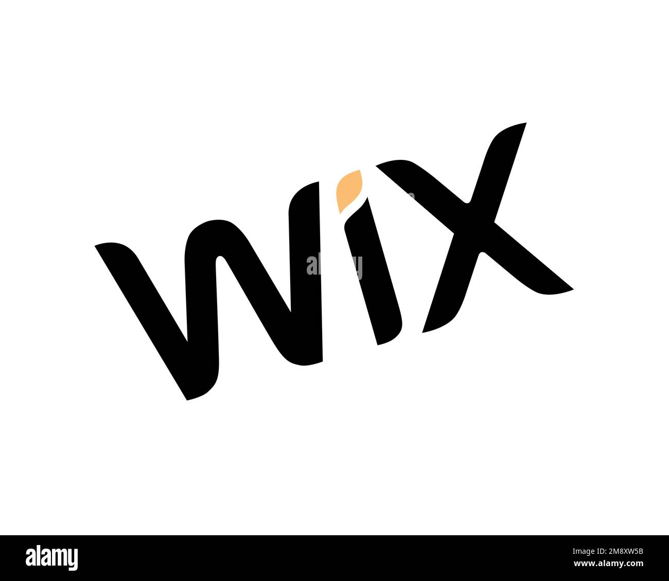 Wix. com, rotated logo, white background Stock Photo - Alamy