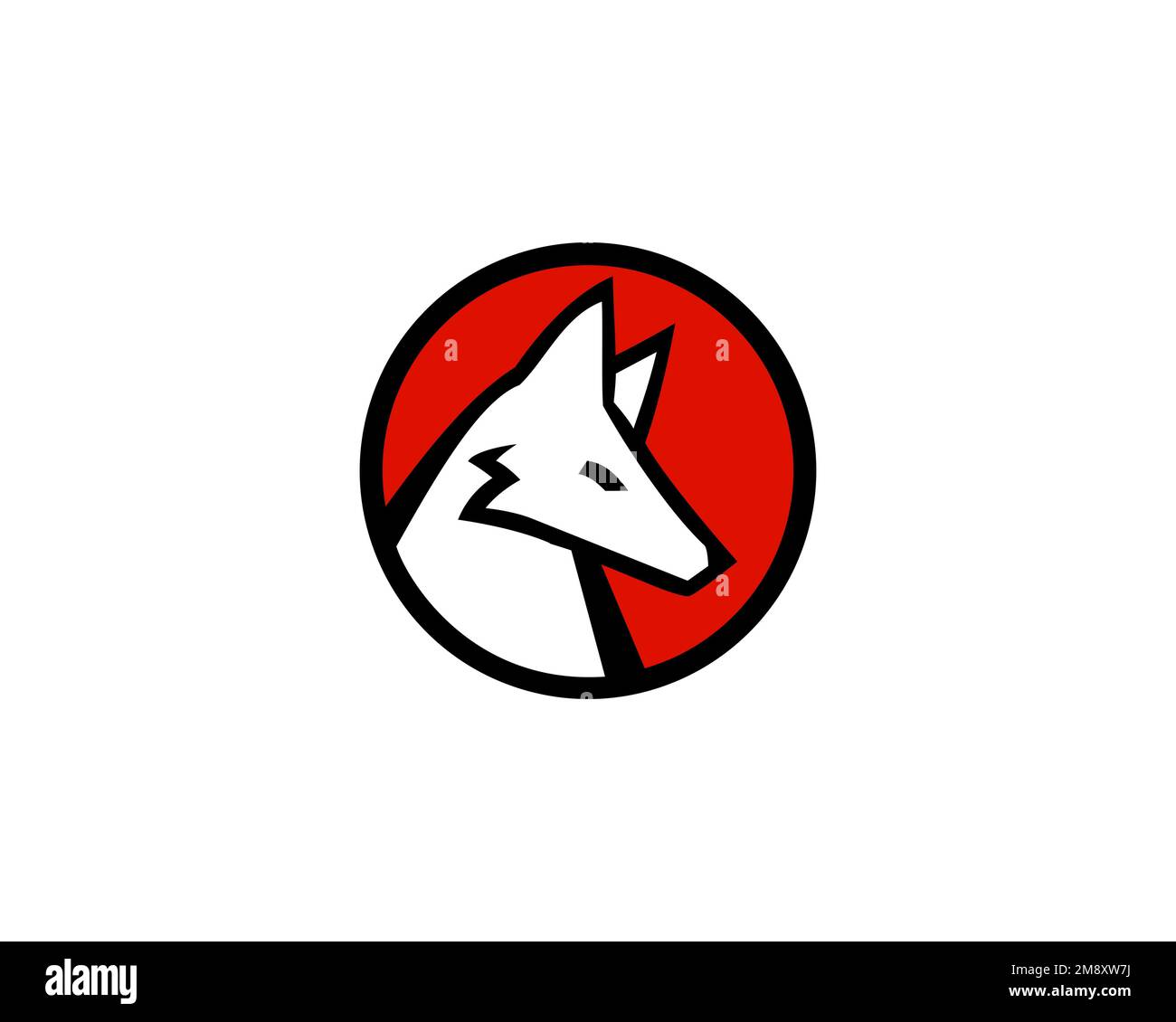 Wolfram Language, rotated logo, white background B Stock Photo - Alamy