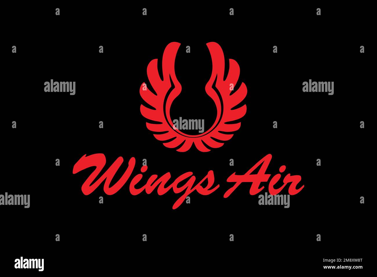 Wings air logo hi-res stock photography and images - Alamy