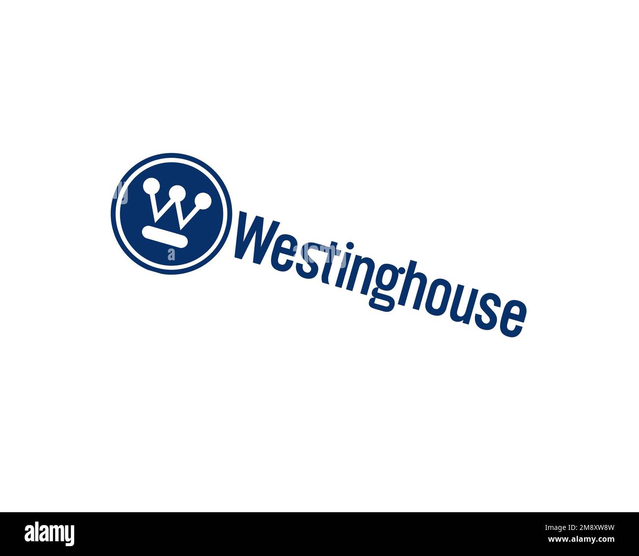 Westinghouse Electric Company, rotated logo, white background B Stock ...