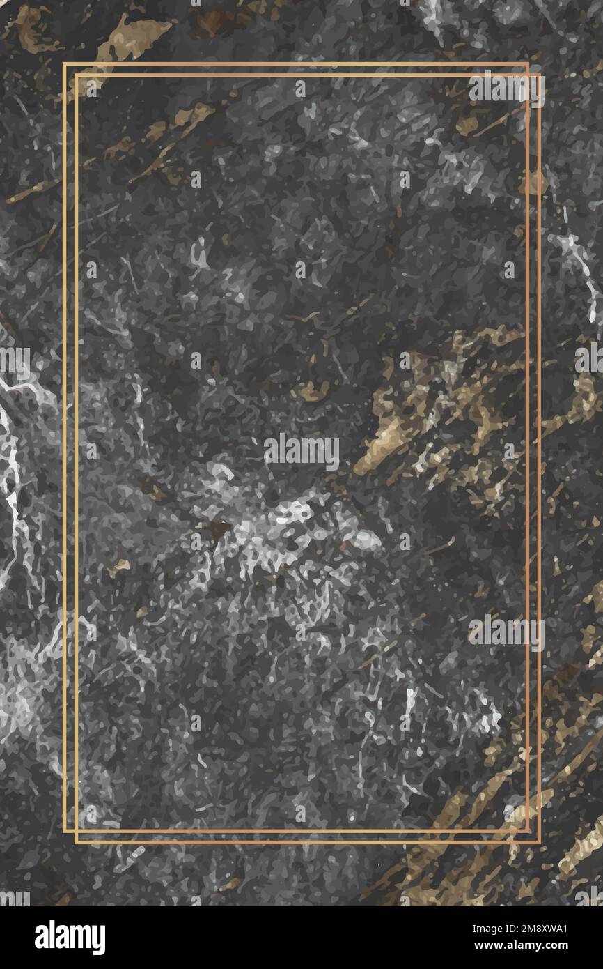 Rectangle gold frame on marble background vector Stock Vector Image & Art - Alamy