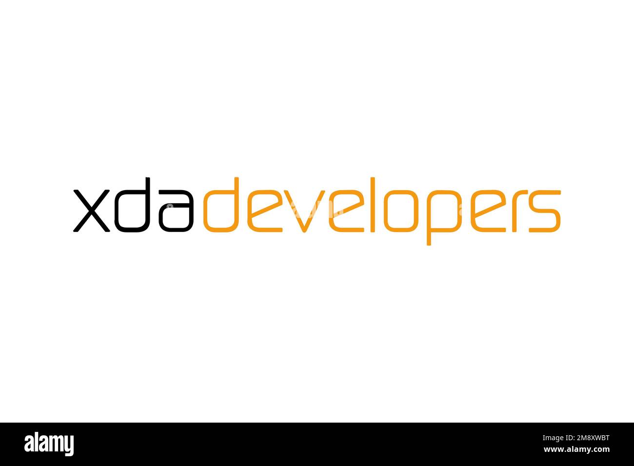 XDA Developers, Logo, White background Stock Photo - Alamy