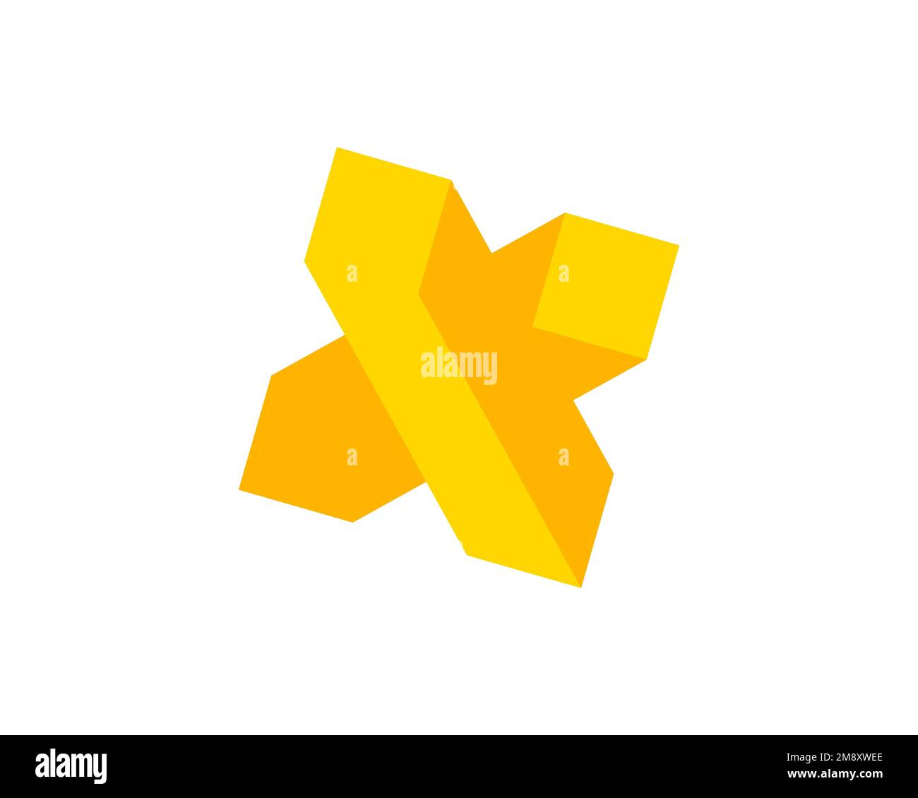 X company, rotated logo, white background B Stock Photo - Alamy