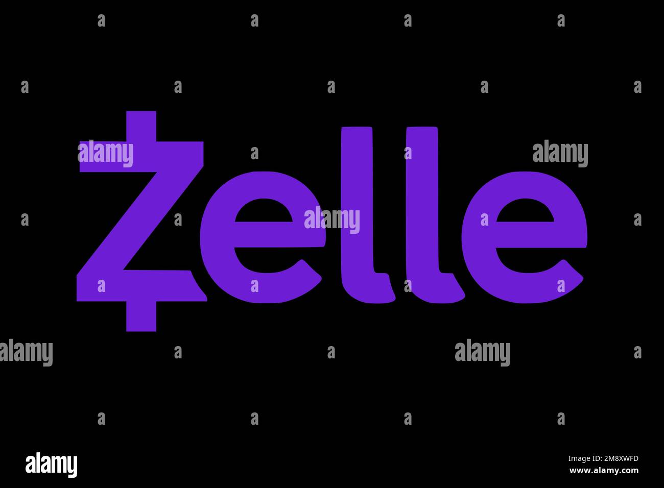 Cell payment service, Logo, Black background Stock Photo - Alamy