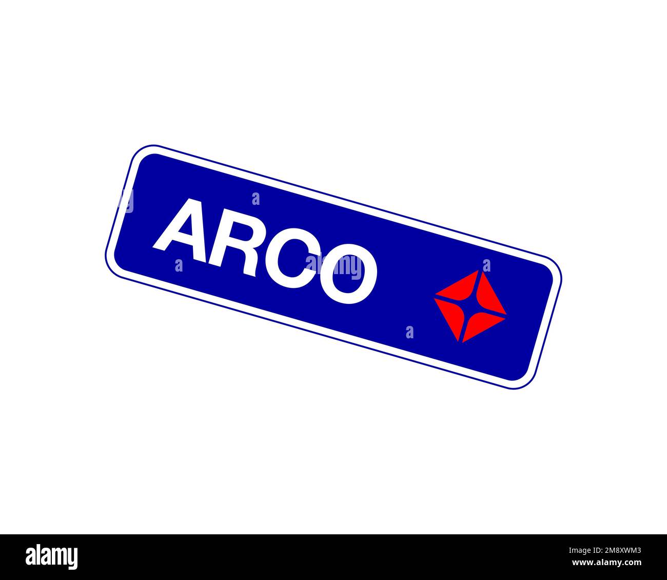 ARCO, rotated logo, white background B Stock Photo - Alamy
