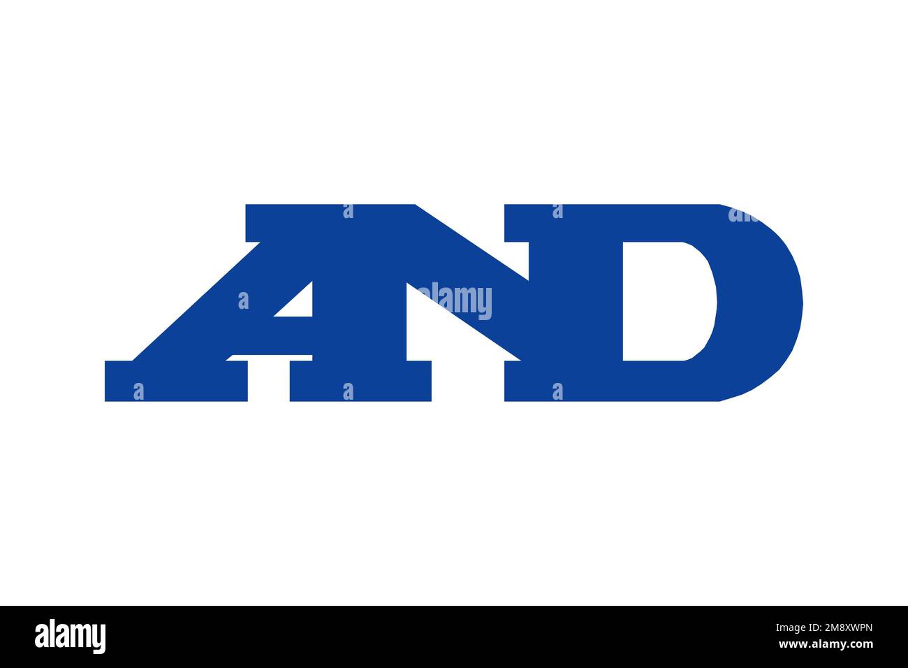 A&D Company, Logo, White background Stock Photo - Alamy