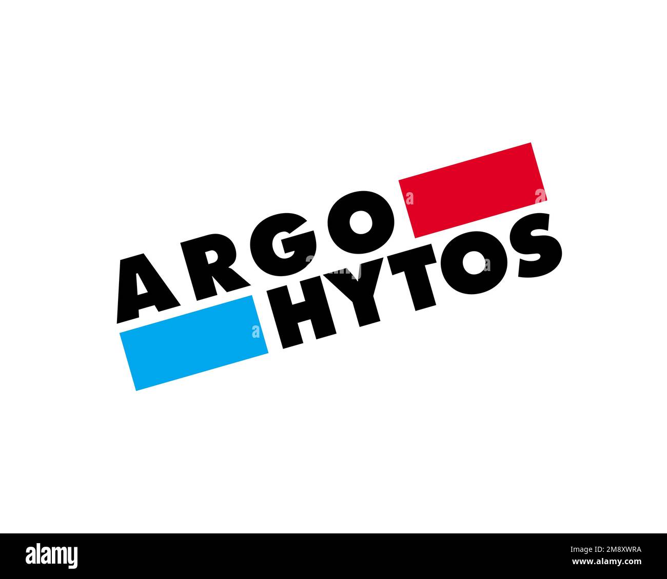 ARGO HYTOS, rotated logo, white background Stock Photo - Alamy
