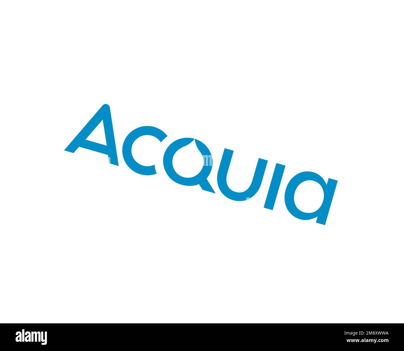 Acquia, rotated logo, white background B Stock Photo - Alamy