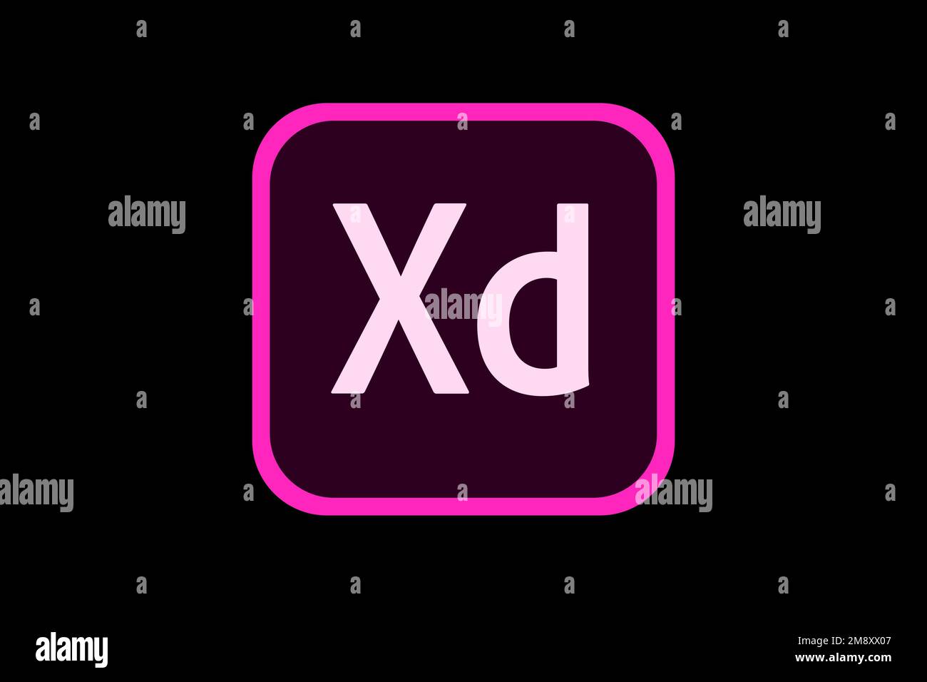 Adobe XD, Logo, Black background Stock Photo - Alamy