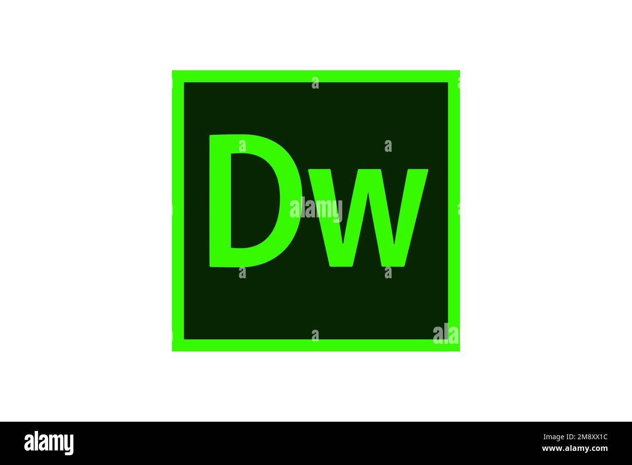 Adobe Dreamweaver, Logo, White background Stock Photo - Alamy