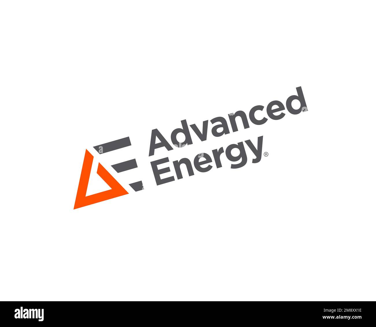 Advanced Energy, rotated logo, white background Stock Photo - Alamy