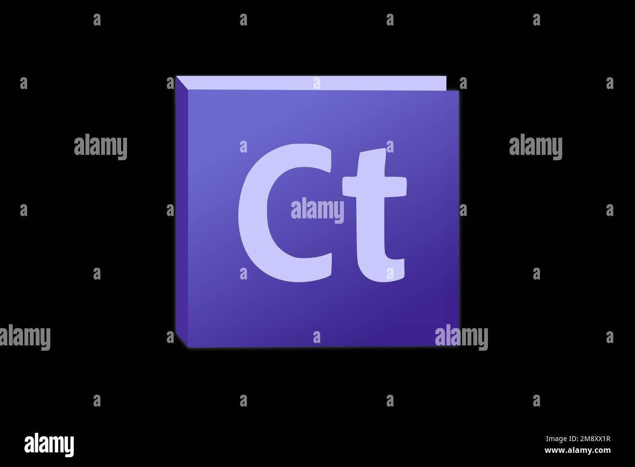 Adobe Contribute, Logo, Black background Stock Photo - Alamy