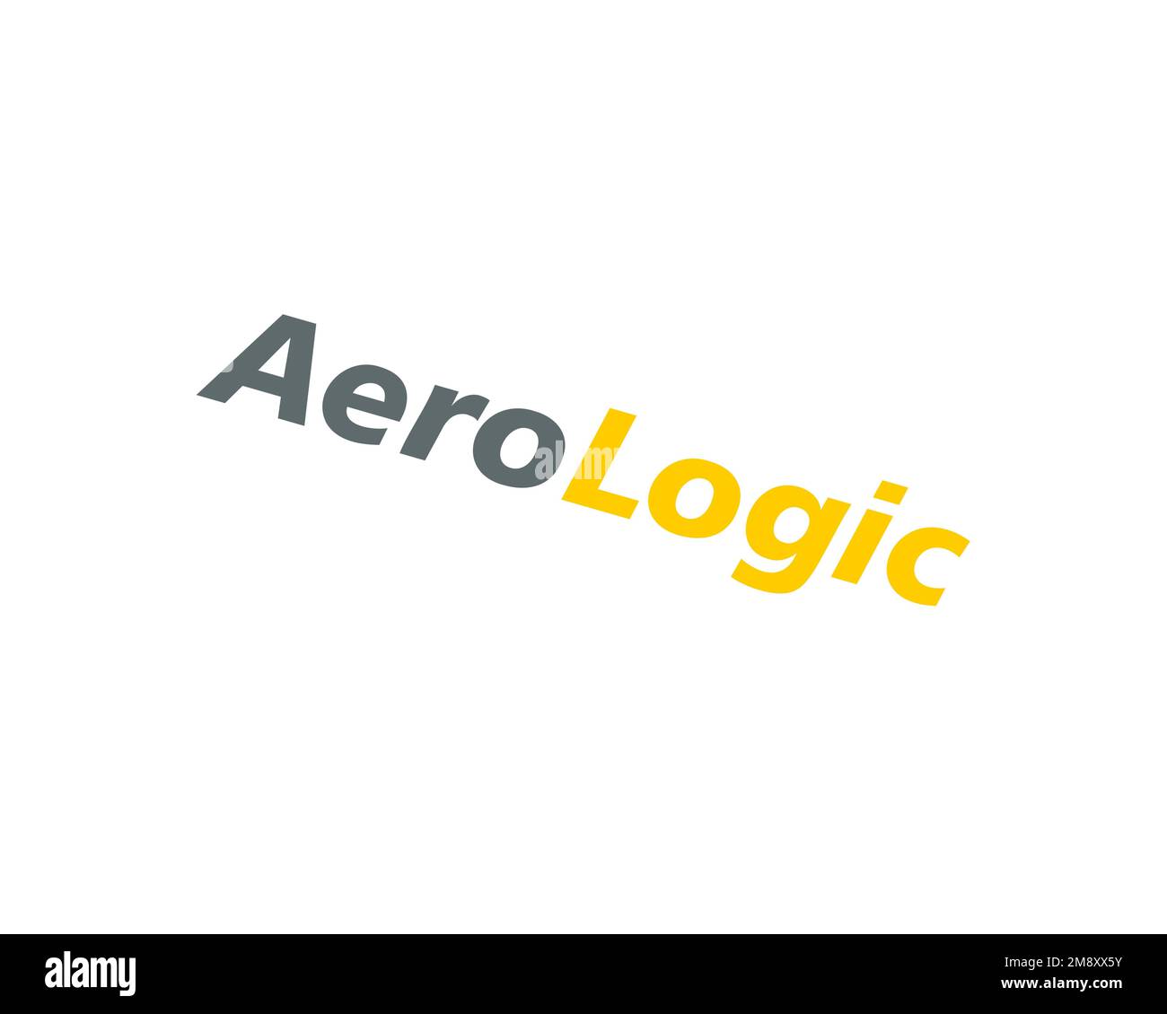 AeroLogic, rotated logo, white background B Stock Photo - Alamy