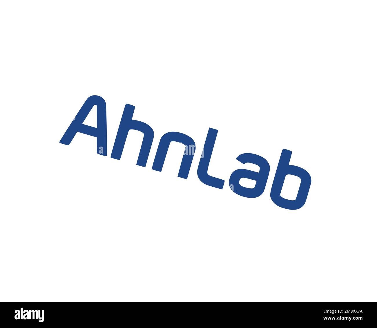 AhnLab Inc. rotated logo, white background B Stock Photo - Alamy