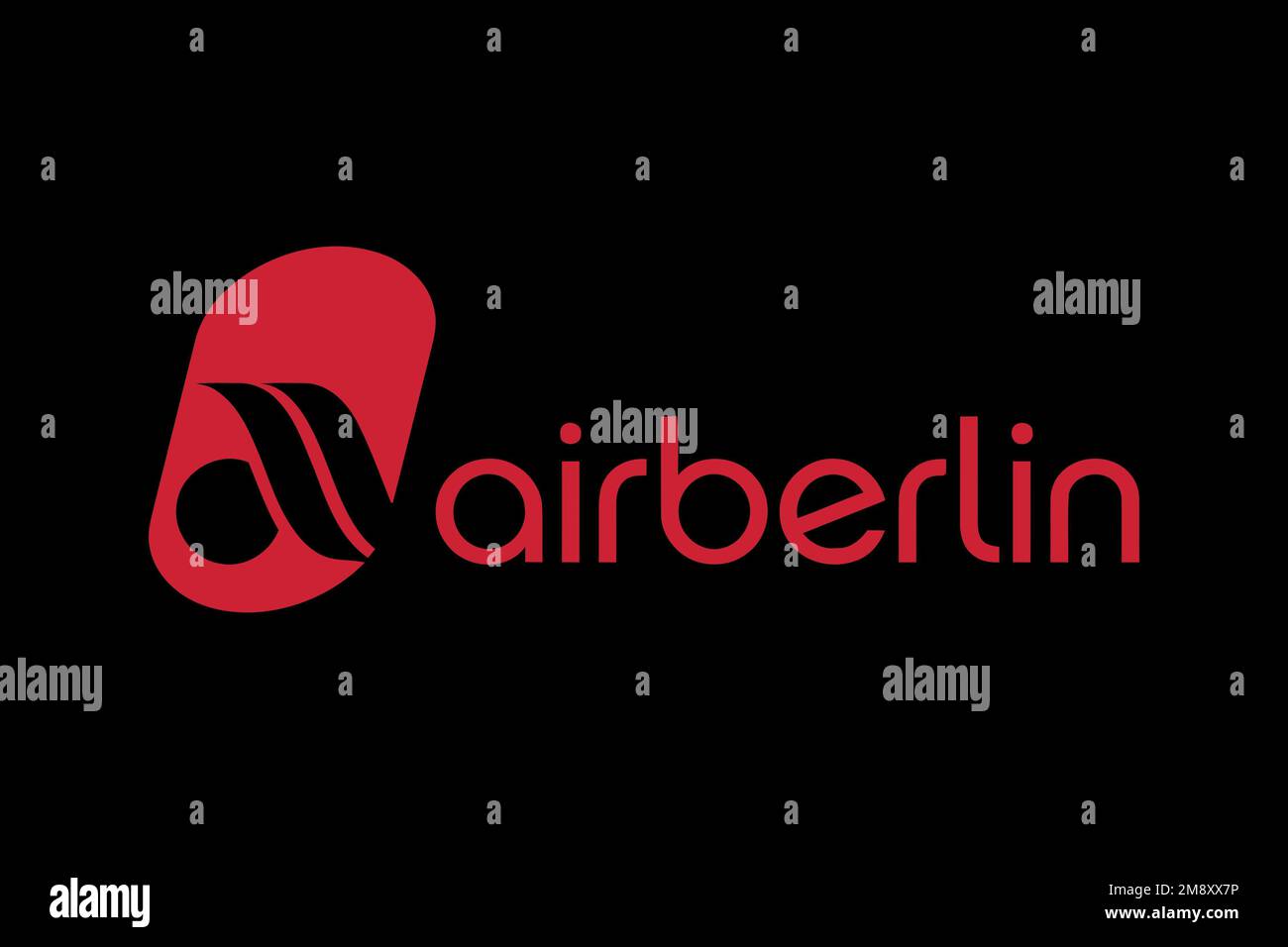 Air Berlin, Logo, Black background Stock Photo - Alamy