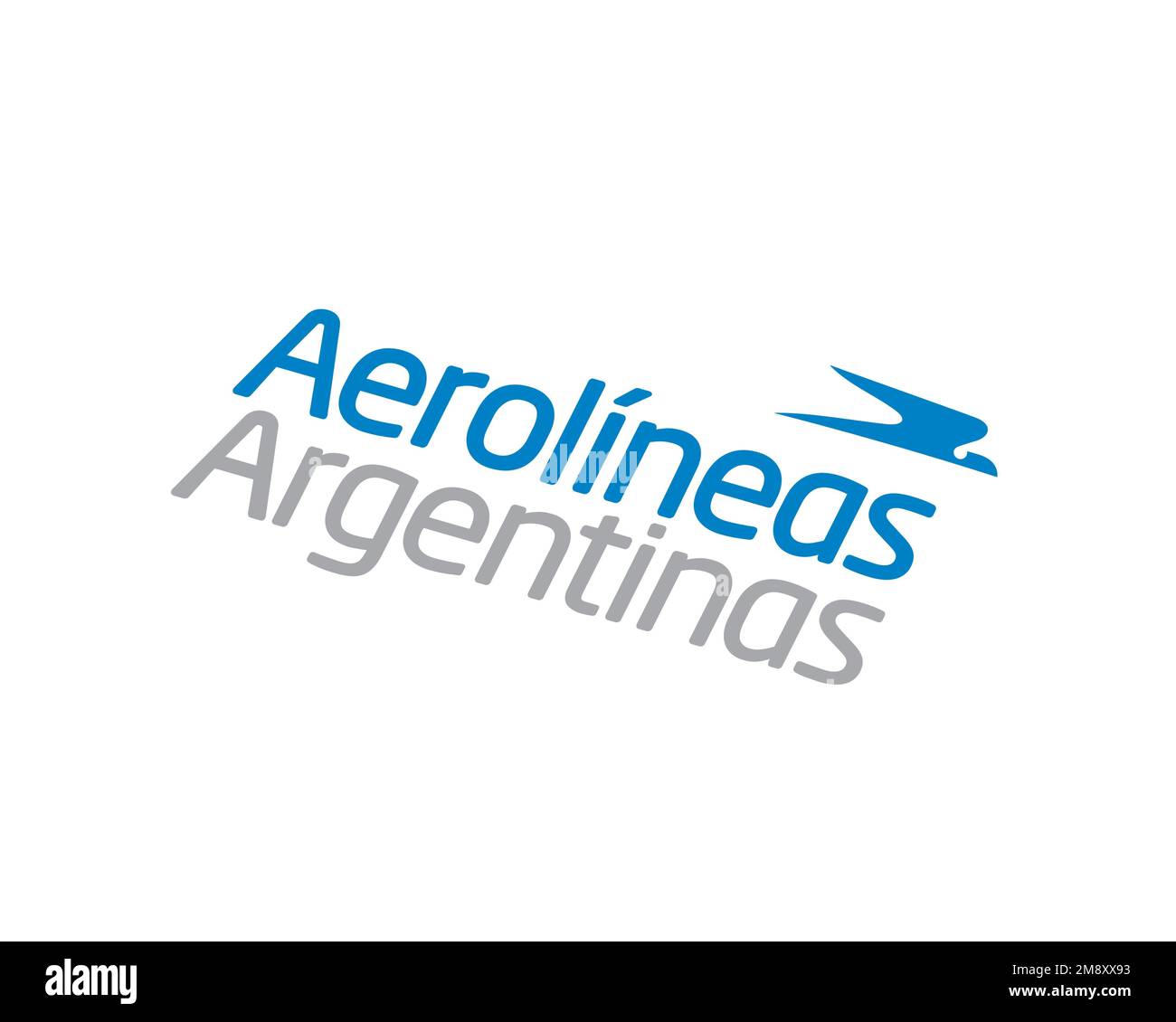 Aerolineas Argentinas, rotated logo, white background B Stock Photo - Alamy
