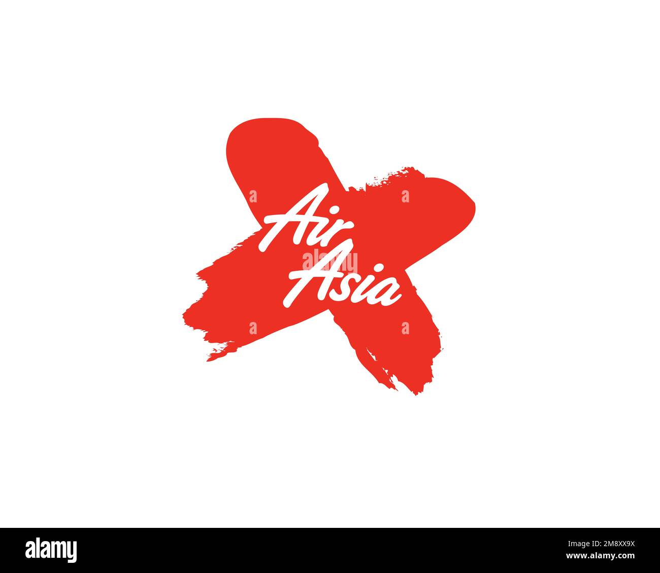 AirAsia X, rotated logo, white background B Stock Photo - Alamy