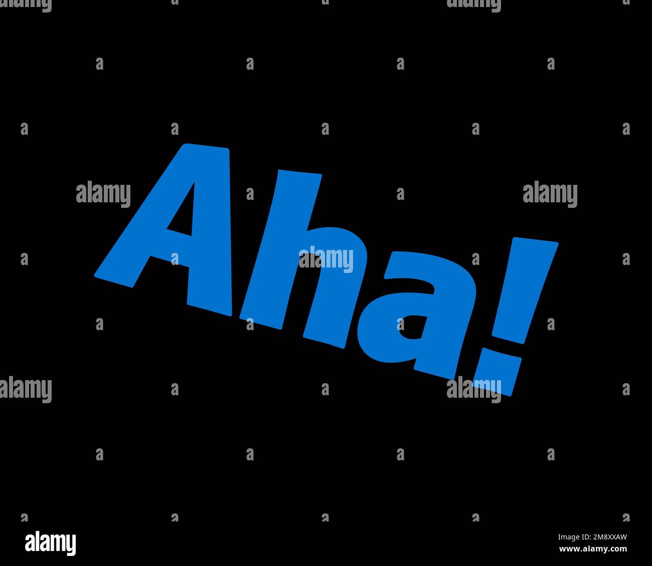 Aha logo hi-res stock photography and images - Alamy
