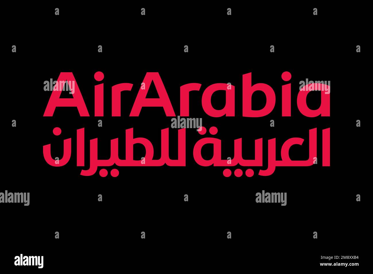 Air Arabia, Logo, Black background Stock Photo - Alamy
